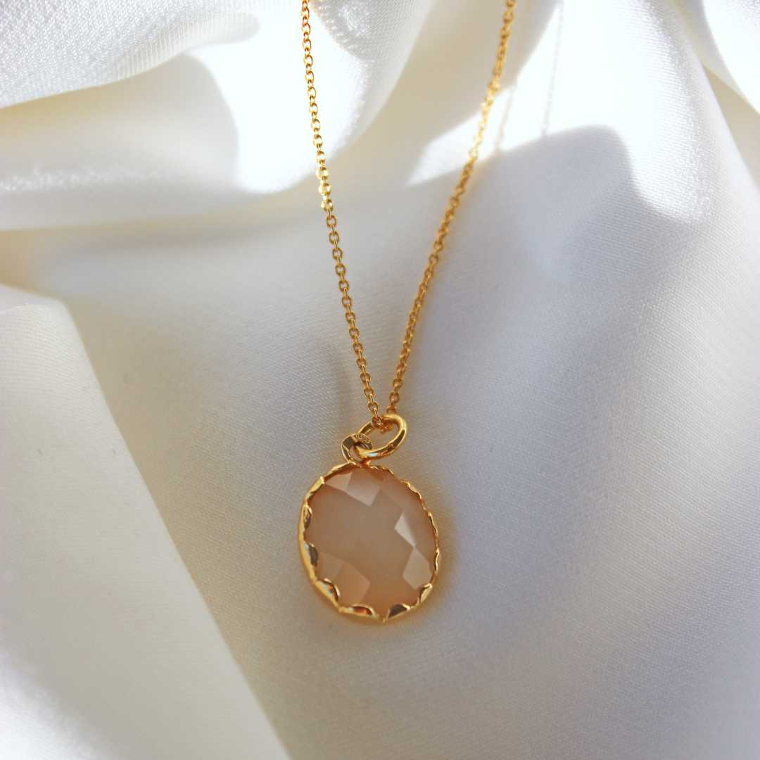 Gemma Necklace - 18K Gold Plate – LUZO